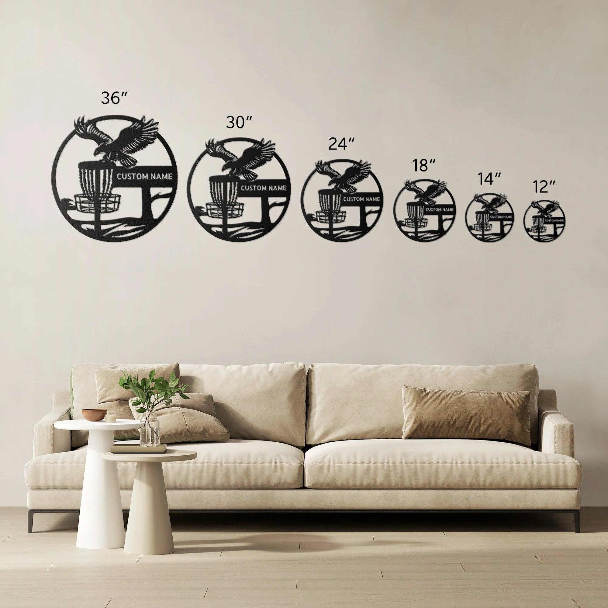 Disc Golf Decor - Metal Wall Art - Posters – Quirky Goodies